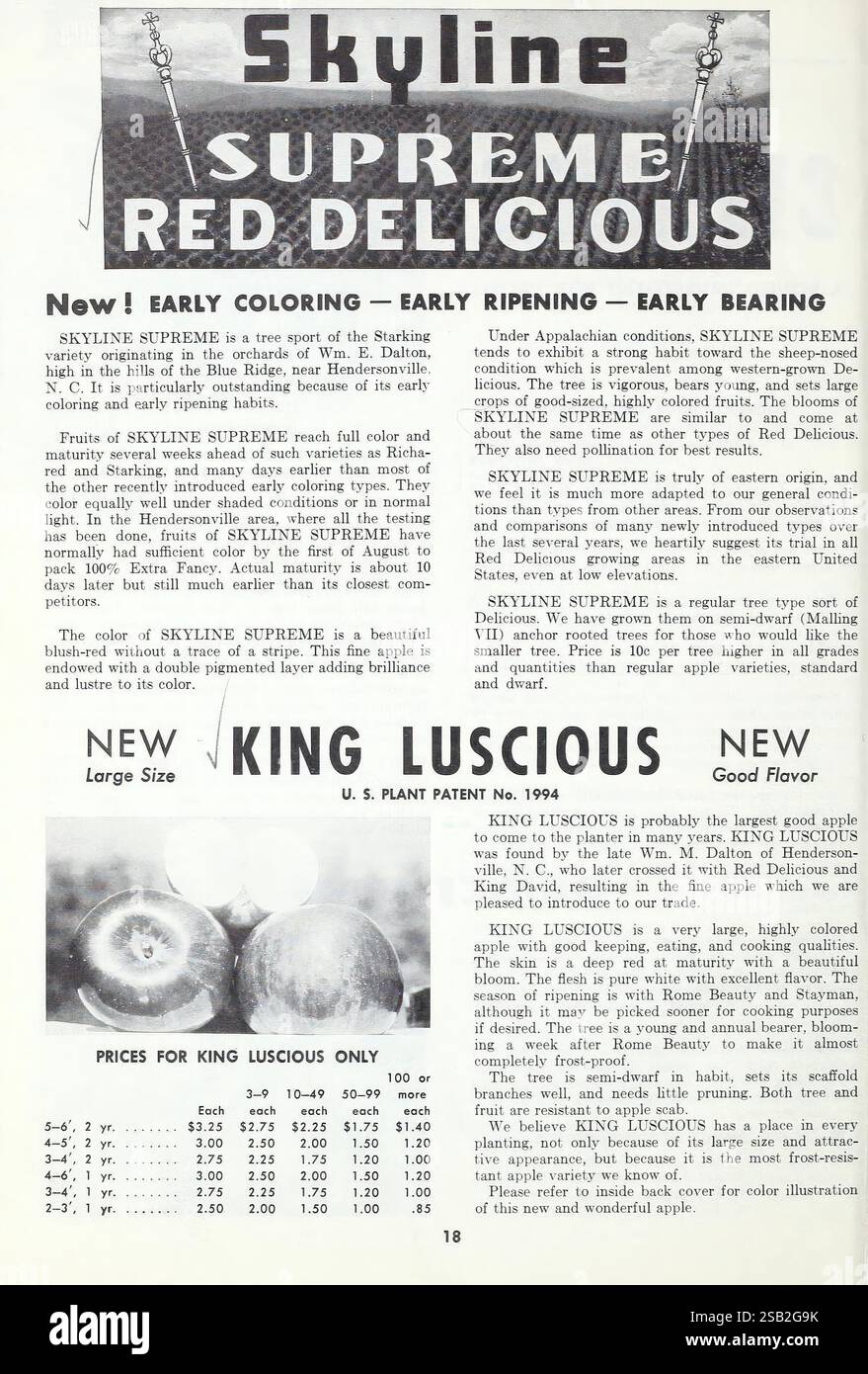 Planting guide, Princess Anne, Md, Bountiful Ridge Nurseries, 1964 ...