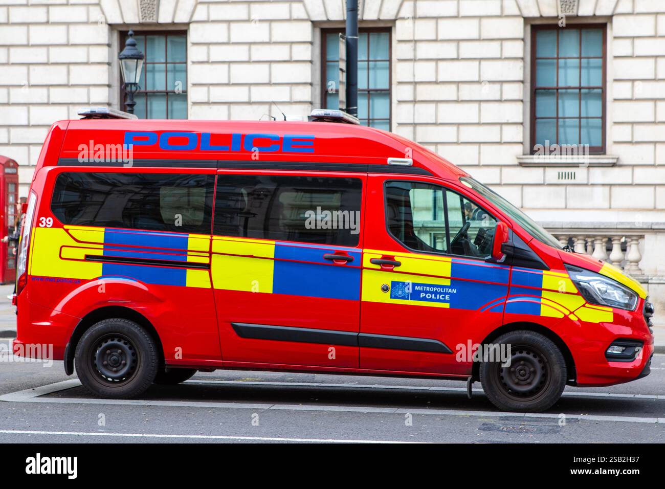 London, UK - April 8th 2024: A Metropolitan Police van pictured on ...