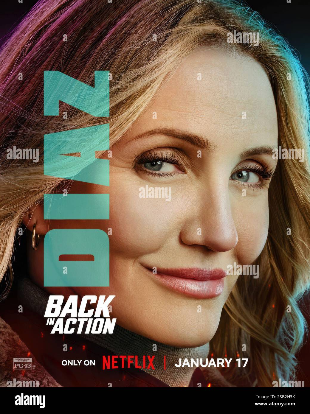 BACK IN ACTION, US character poster, Cameron Diaz, 2025. © Netflix ...