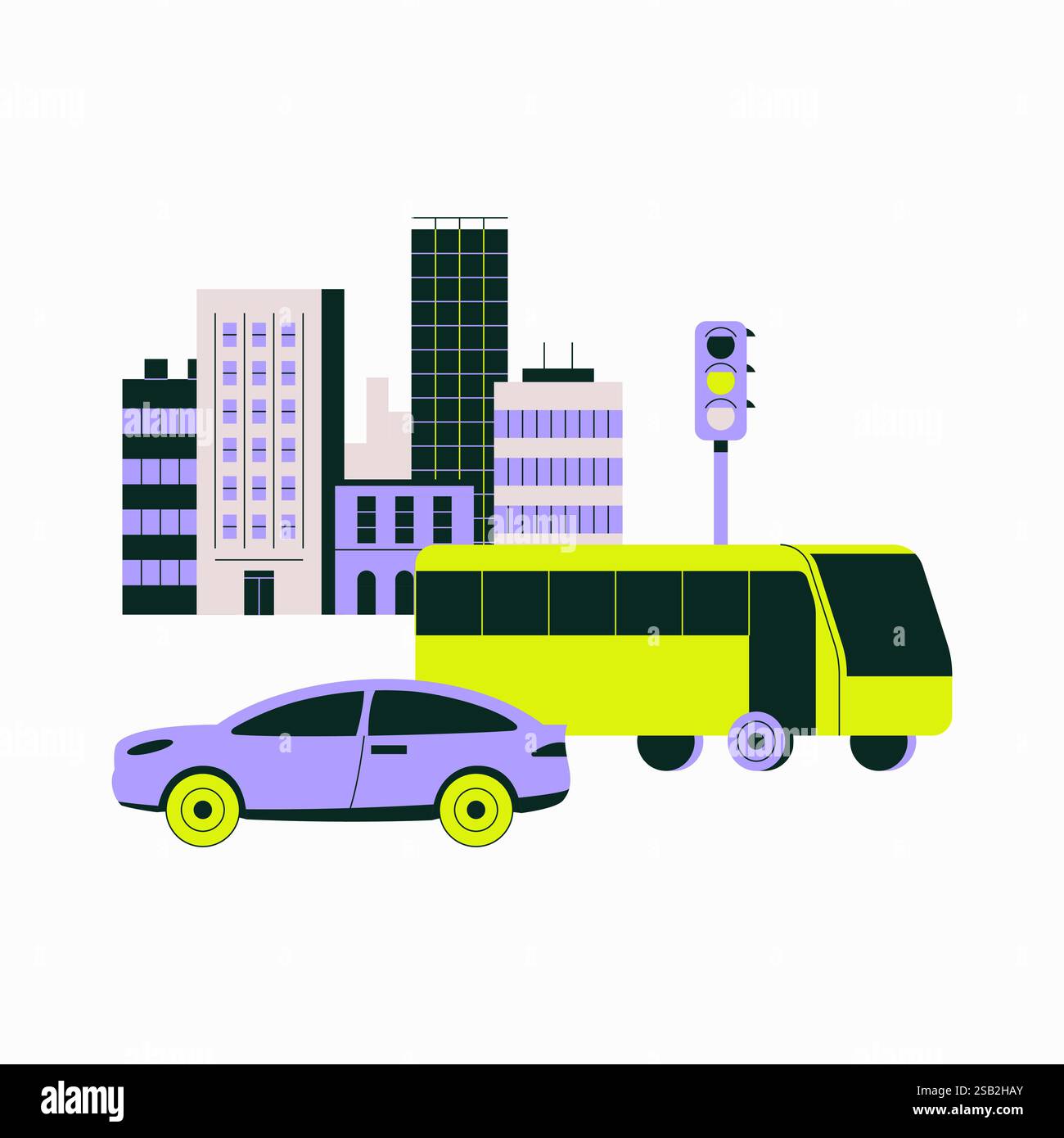 Urban flow Stock Vector Images - Alamy