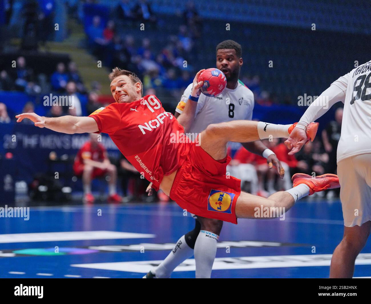 Oslo, Norway. 31st Jan, 2025. Handball: World Championship, Denmark ...