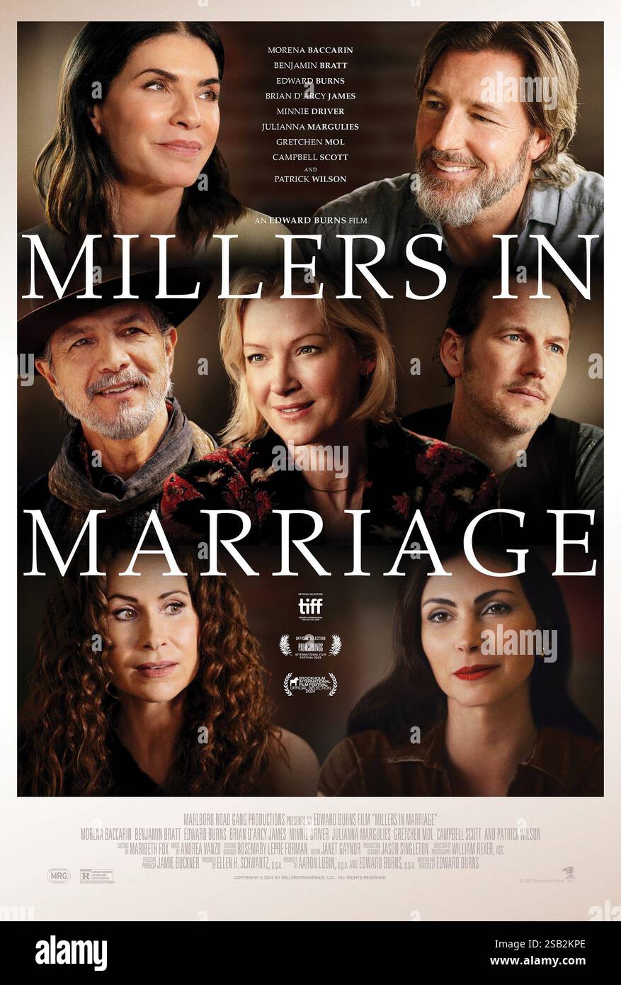 MILLERS IN MARRIAGE, US poster, top from left: Julianna Margulies ...