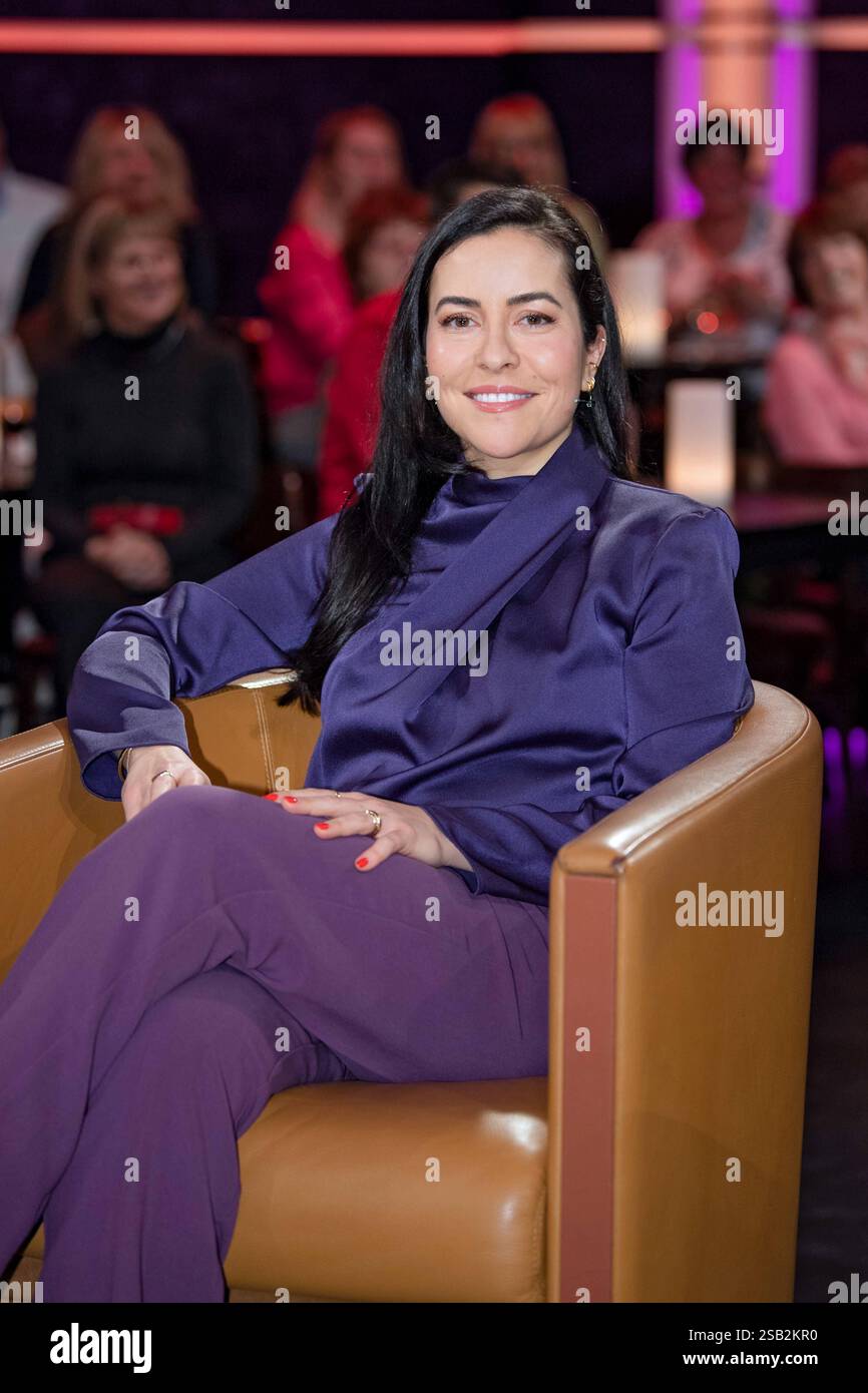 MDR - Riverboat. Moderatorin Aline Abboud anläßlich der Aufzeichnung der MDR - Talkshow ...