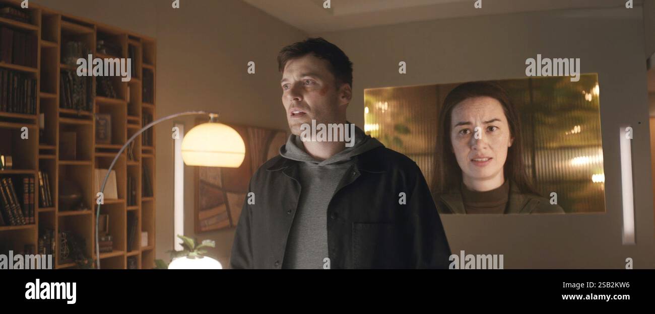 LEVELS, Peter Mooney, on screen: Cara Gee, 2024. © RLJ Entertainment ...