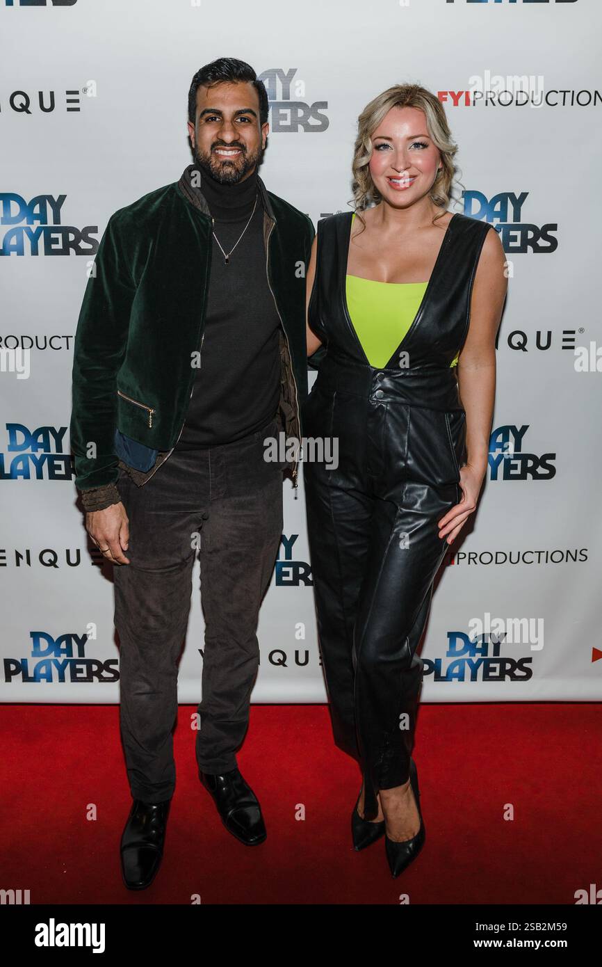 Toronto, Canada. 30th Jan, 2025. (L to R) Farid Yazdani and Ashley ...