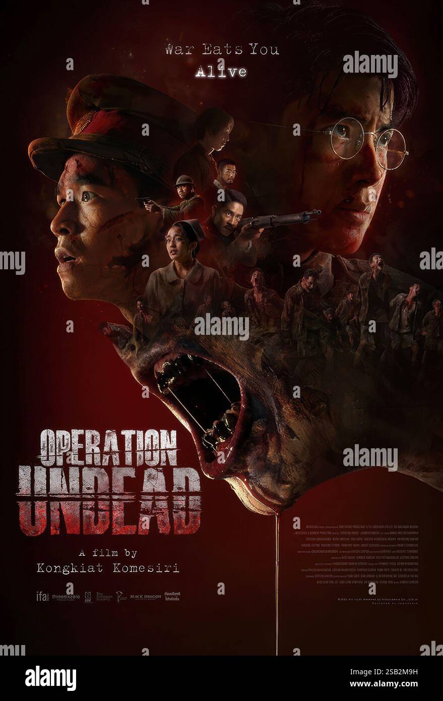 OPERATION UNDEAD, US poster, front, from left: Awat Ratanapintha, Chanon Santinatornkul, 2024 ...