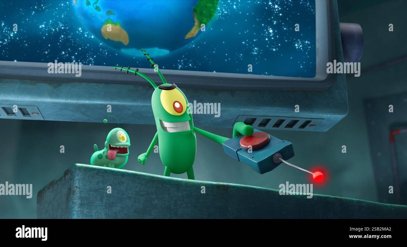 PLANKTON: THE MOVIE, from left: Spot, Plankton (voice: Mr. Lawrence ...