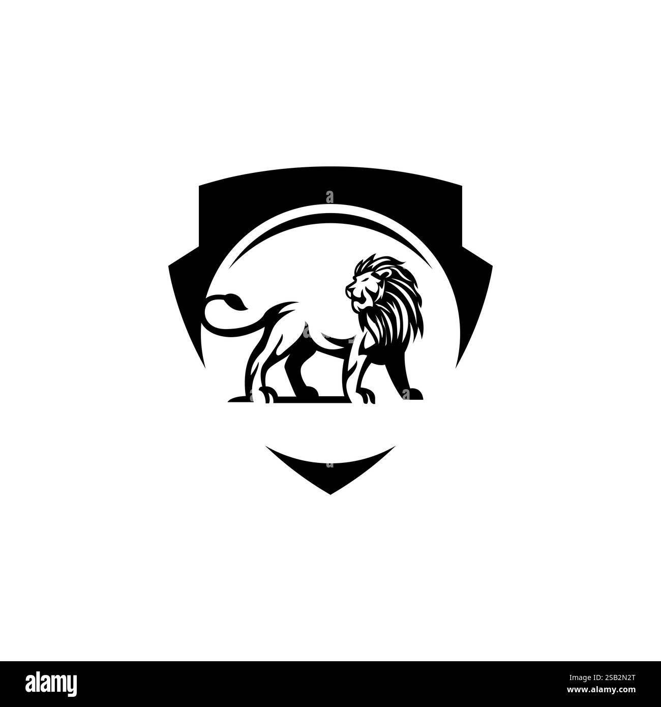 Royal king lion crown symbols. Elegant gold Leo animal logo. Premium ...