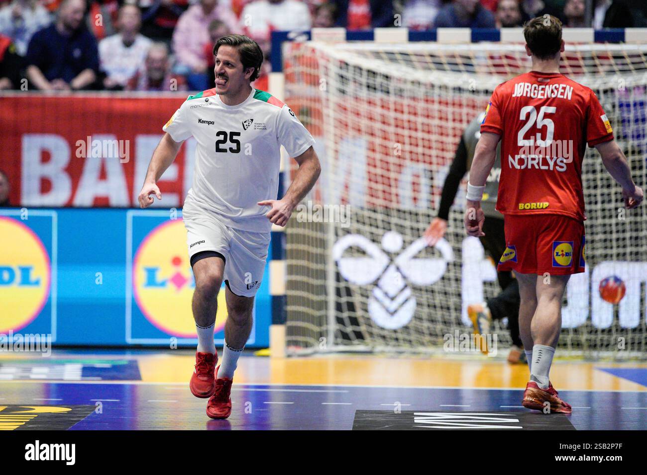 Fornebu 20250131. during the semi-final of the World Handball ...