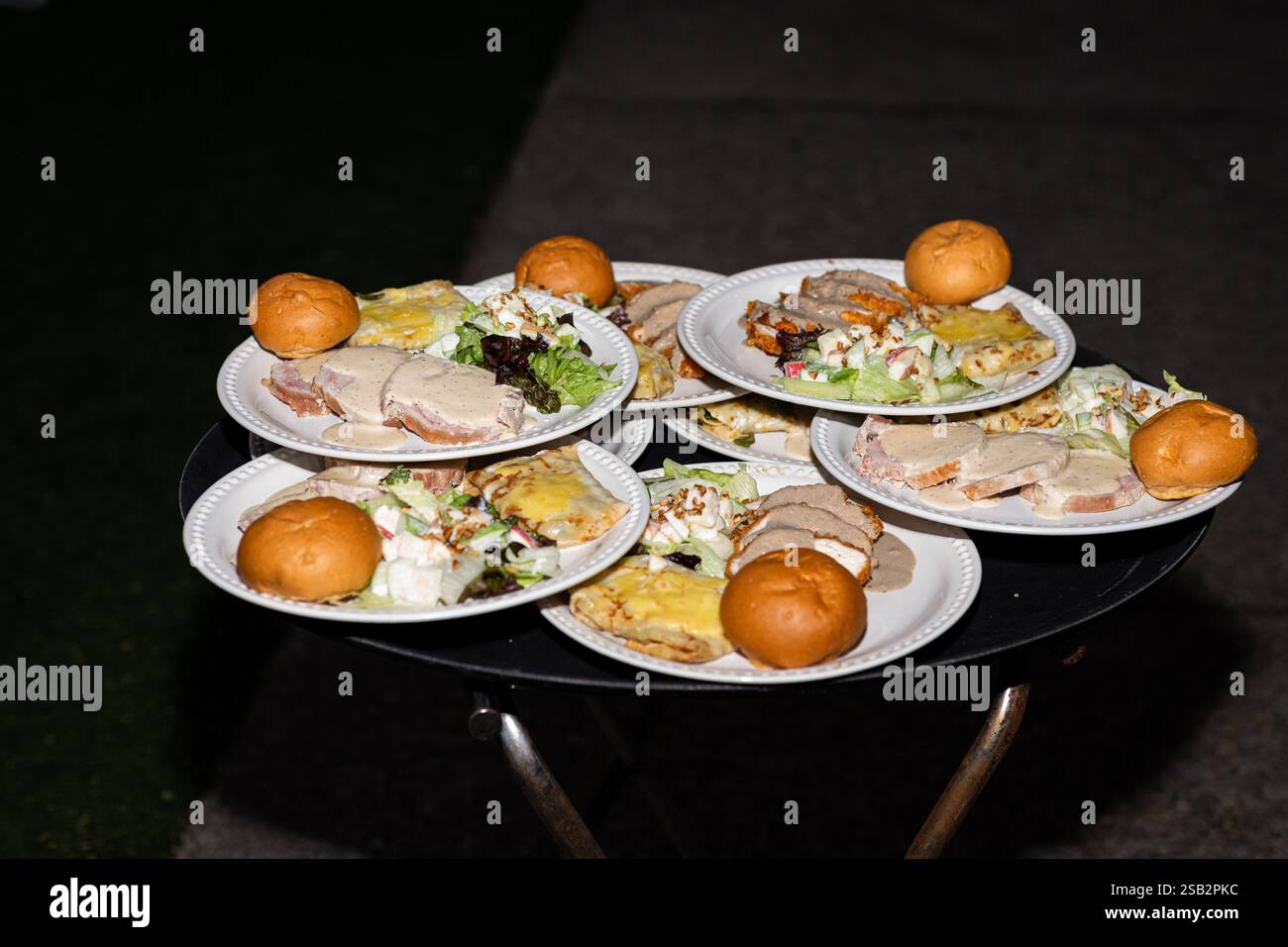 Buffet Style Food Platters Being Served at an Event Stock Photo - Alamy