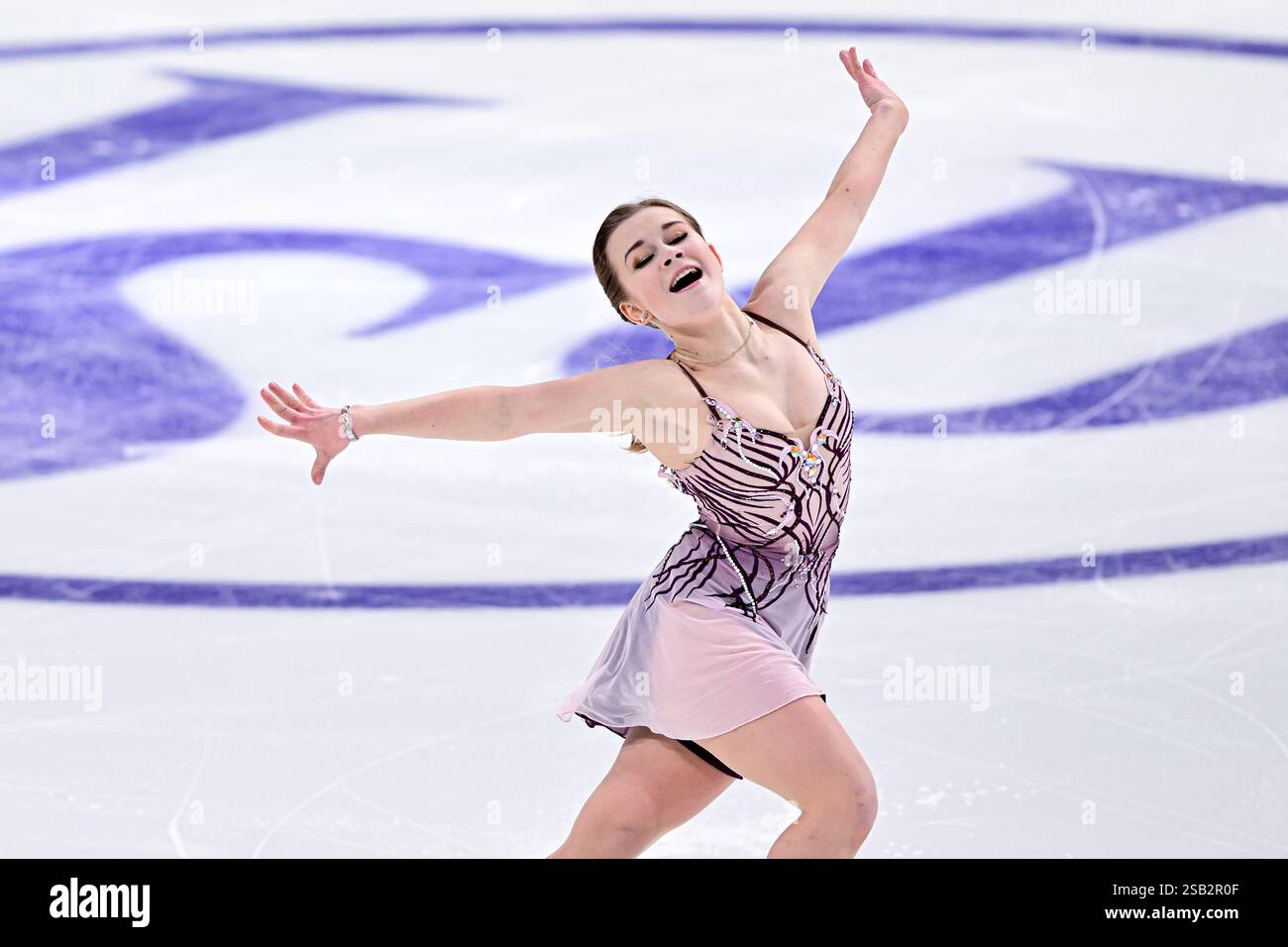 Ekaterina KURAKOVA (POL), during Women Free Skating, at the ISU European Figure Skating ...