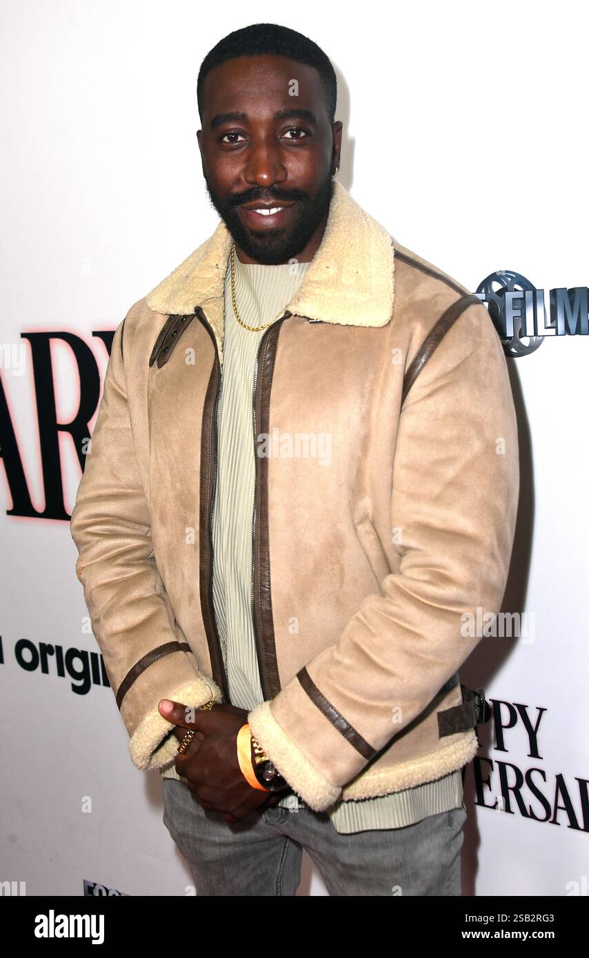Actor Daniel J. Johnson attends the TUBI Premiere Screening of "HAPPY ANNIVERSARY" held at LOOK ...