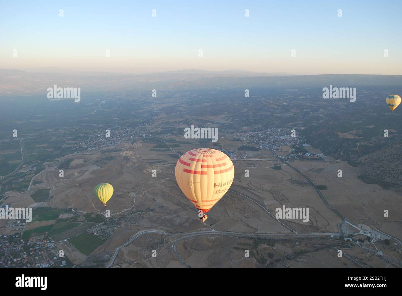 Stunning Sunrise with Balloons Stock Photo - Alamy