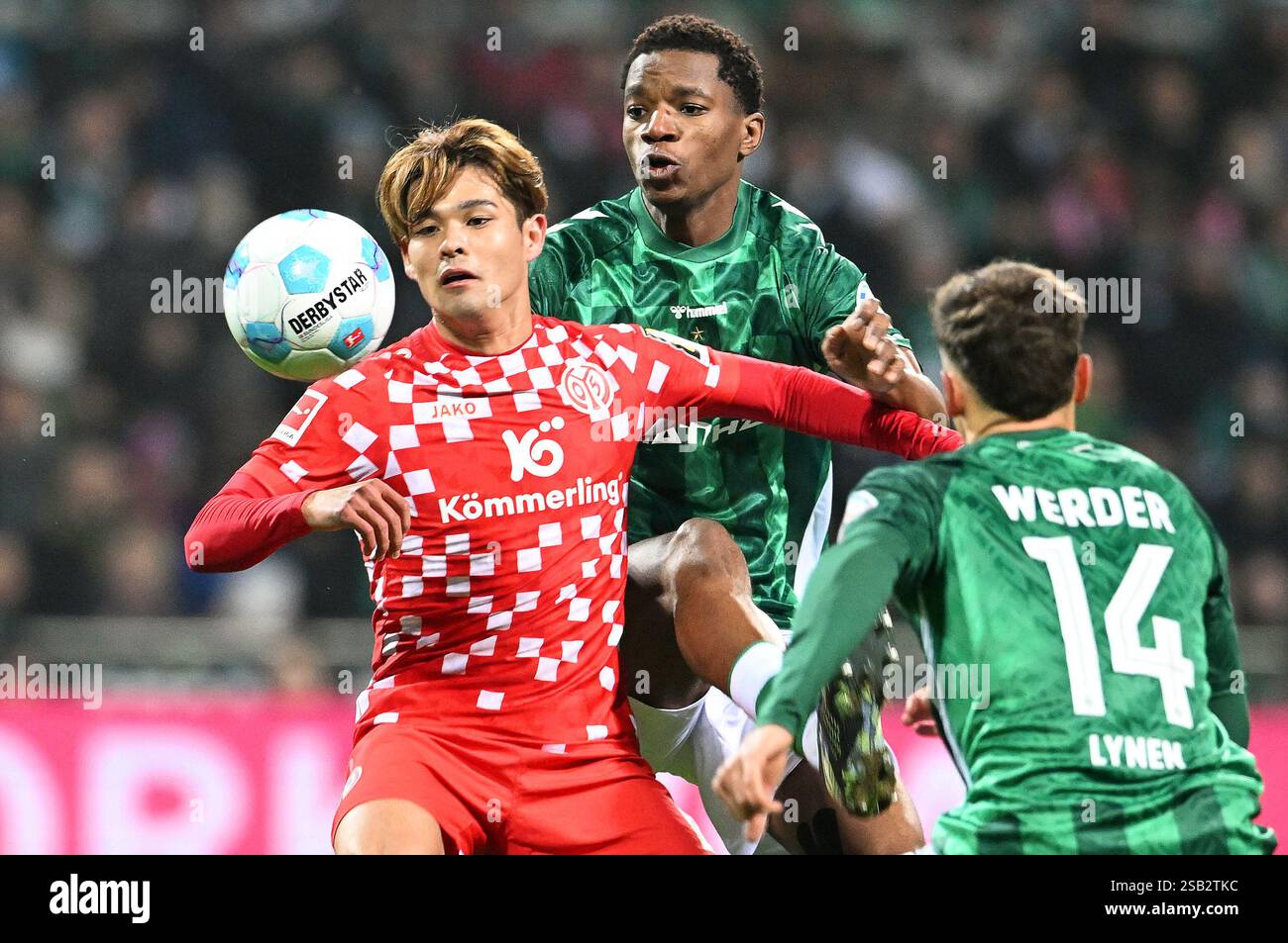 Bremen, Germany. 31st Jan, 2025. Soccer: Bundesliga, Werder Bremen ...