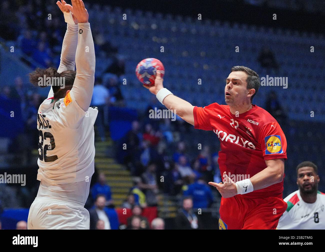 Oslo, Norway. 31st Jan, 2025. Handball: World Championship, Denmark ...