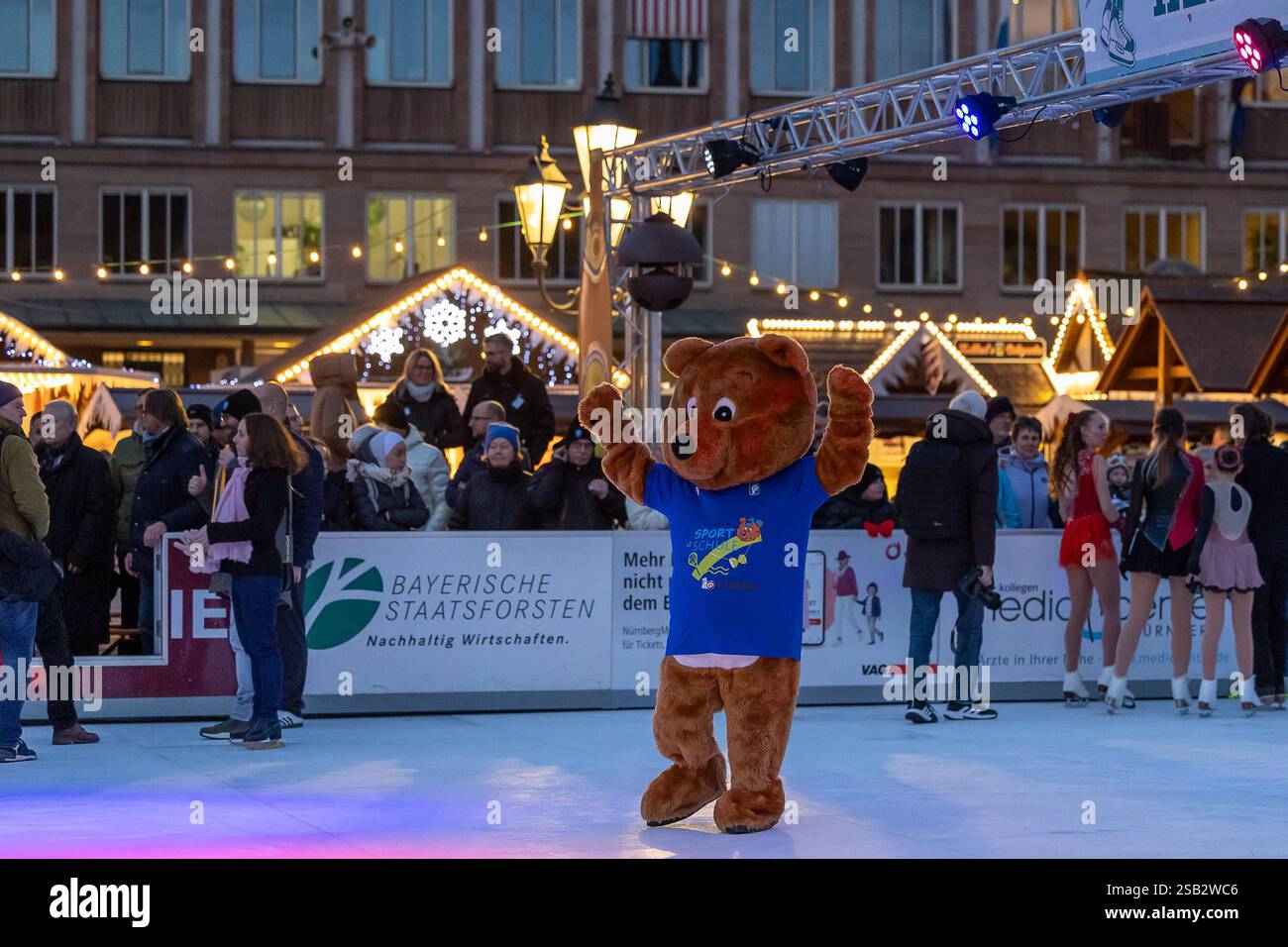 Eröffnung Nürnberger Winterwelt auf dem Hauptmark, 31.01.2025 Die ...