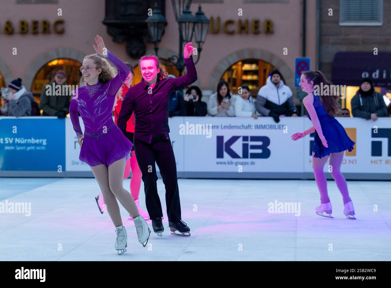 Eröffnung Nürnberger Winterwelt auf dem Hauptmark, 31.01.2025 Die ...