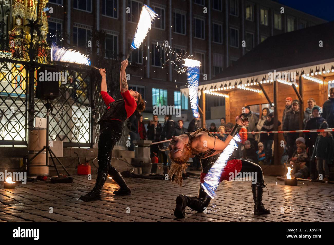 Eröffnung Nürnberger Winterwelt auf dem Hauptmark, 31.01.2025 Die ...