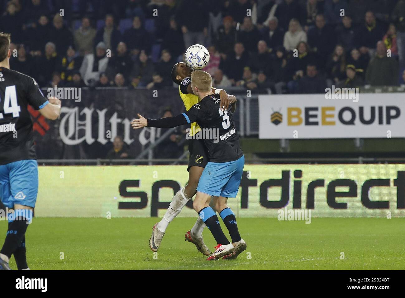 BREDA - (l-r) Terence Kongolo of NAC Breda, Jannes Wieckhoff of ...