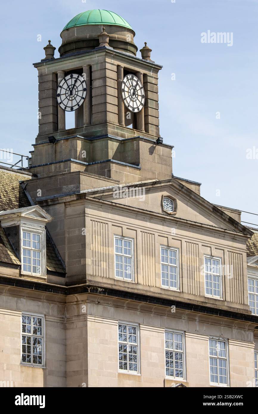 Clock Tower of County Hall, in the town of Maidstone in Kent, UK Stock ...