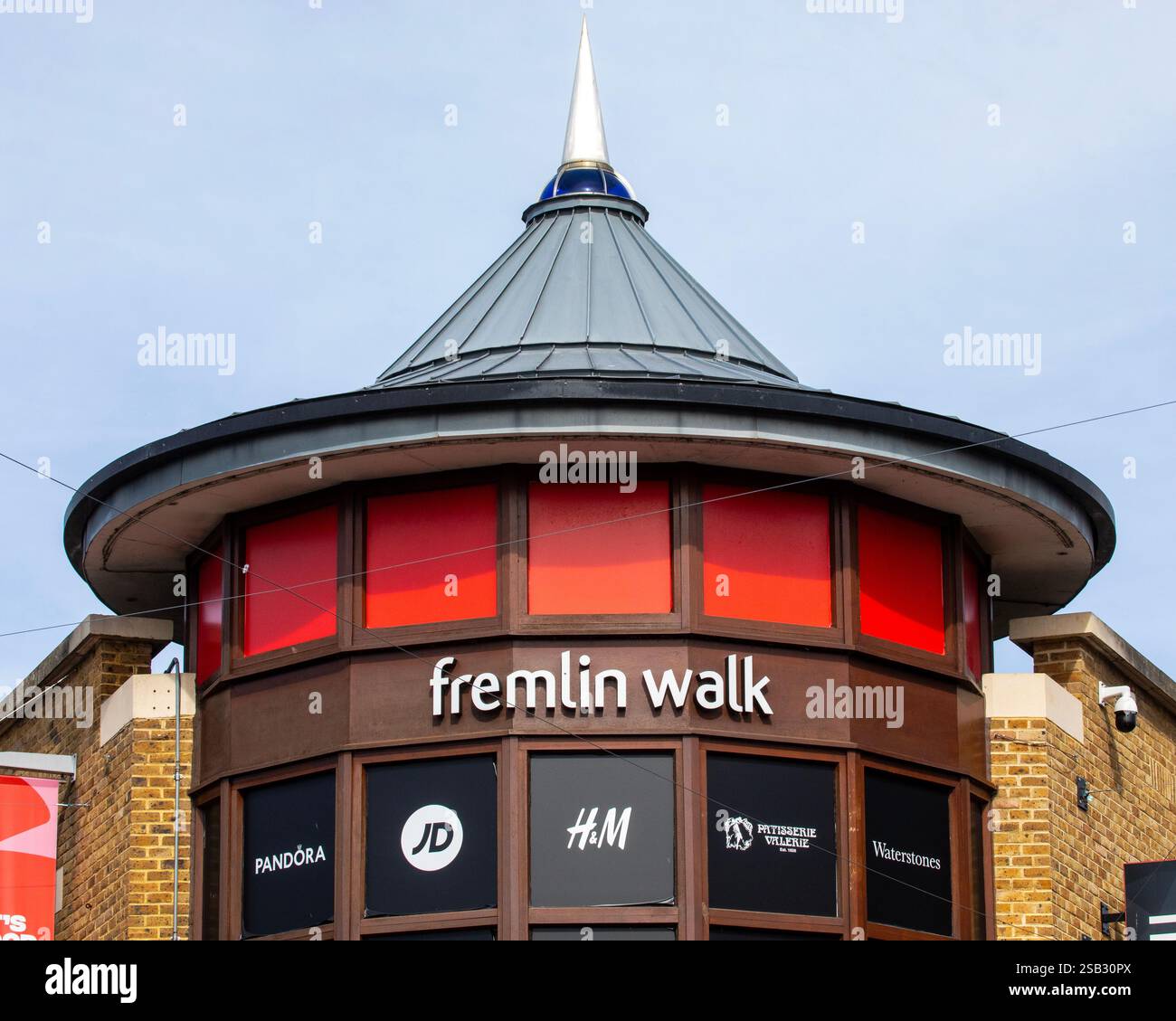 Kent, UK - April 13th 2024: The exterior of Fremlin Walk shopping ...