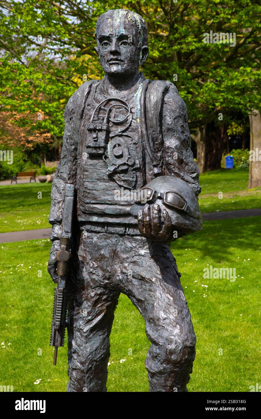 Kent, UK - April 13th 2024: A monument or statue dedicated to the 36 ...