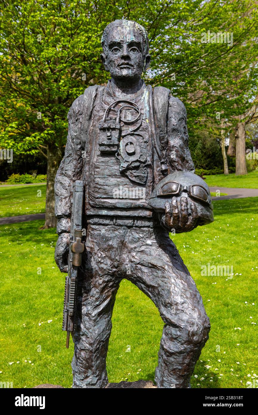 Kent, UK - April 13th 2024: A monument or statue dedicated to the 36 ...