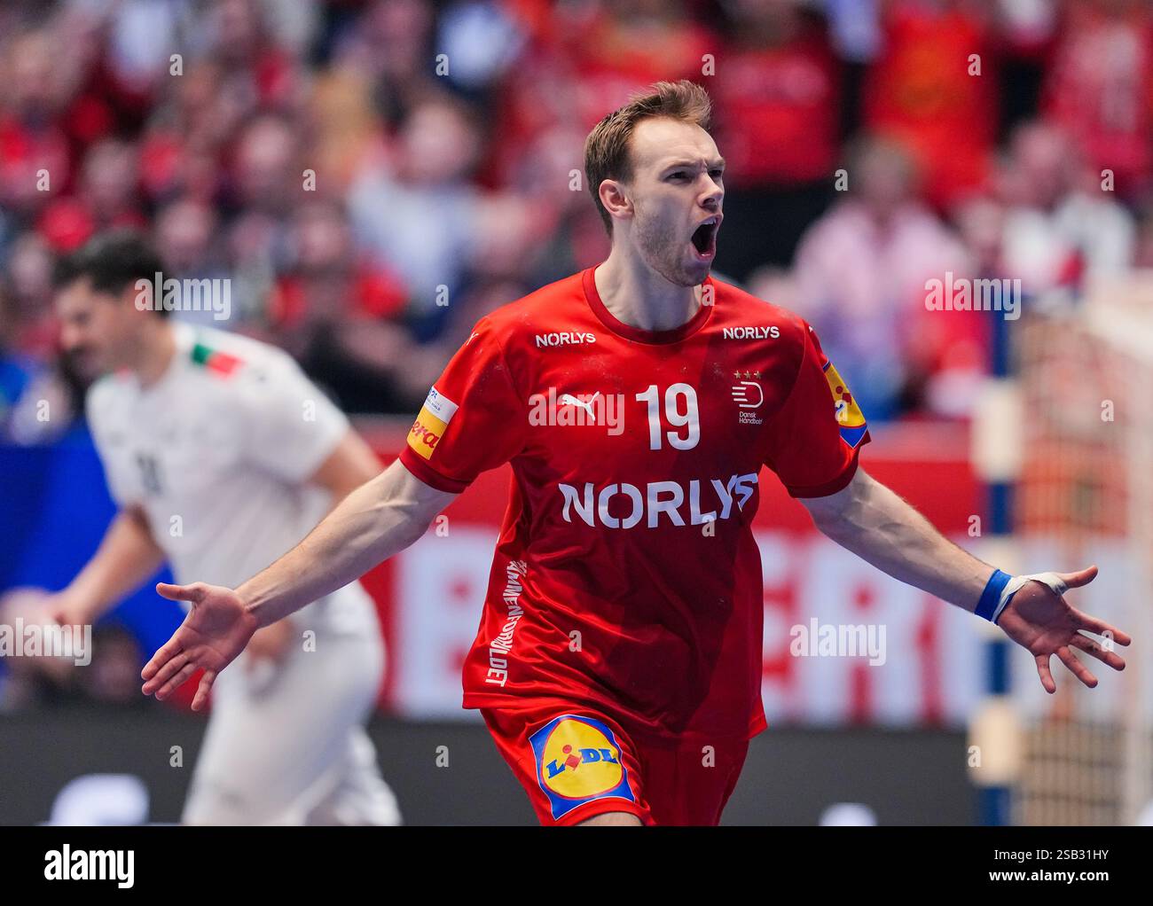 Oslo, Norway. 31st Jan, 2025. Handball: World Championship, Denmark ...
