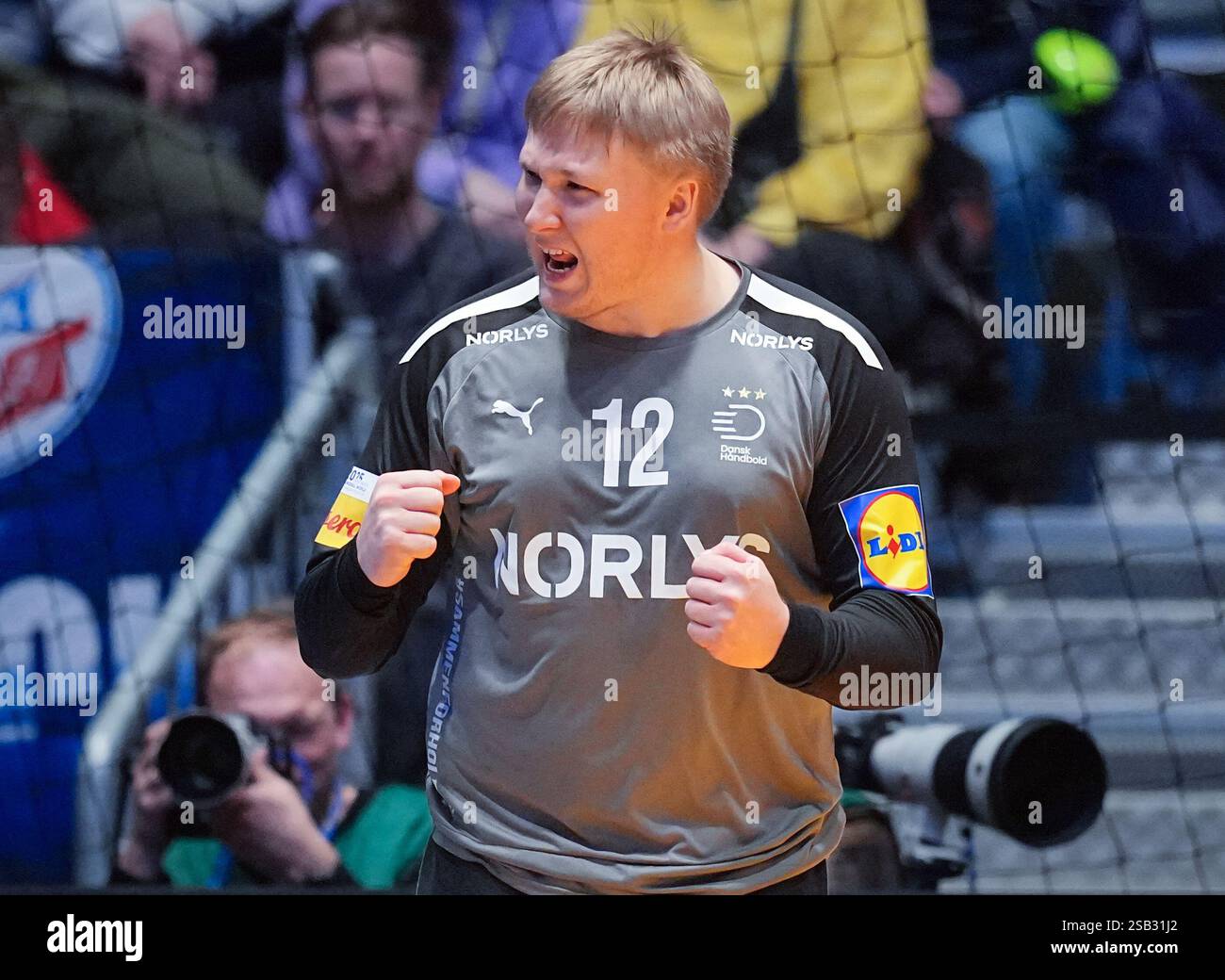 Oslo, Norway. 31st Jan, 2025. Handball: World Championship, Denmark ...