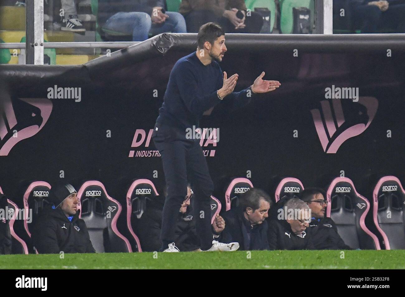 Palermo, Italy. 31st Jan, 2025. Head Coach Alessio Dionisi (Palermo ...