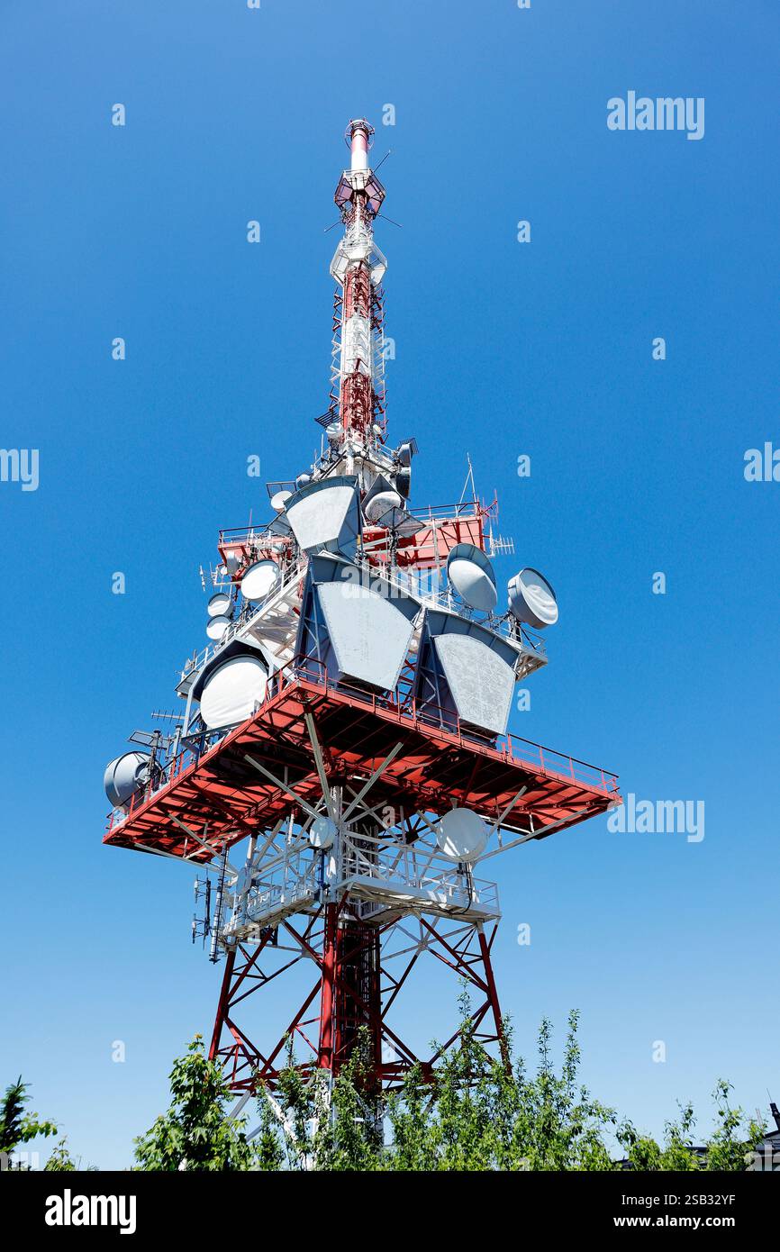 Pfander mountain to lake Bodensee, Vorarlberg, Austria in summertime ...