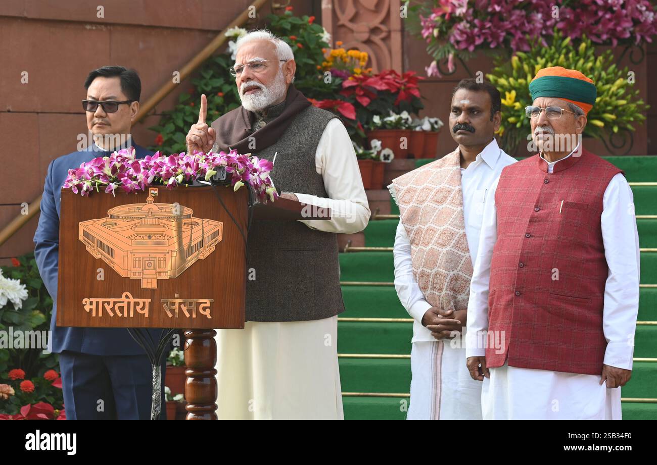 New Delhi, India. 31st Jan, 2025. NEW DELHI, INDIA - JANUARY 31: Prime ...