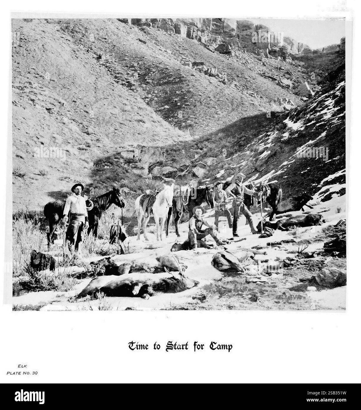 Group of people in wilderness Cut Out Stock Images & Pictures - Alamy