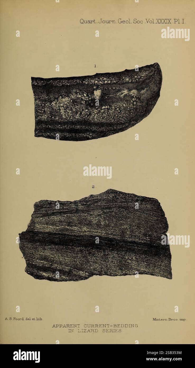 Image presents two geological samples hi-res stock photography and ...