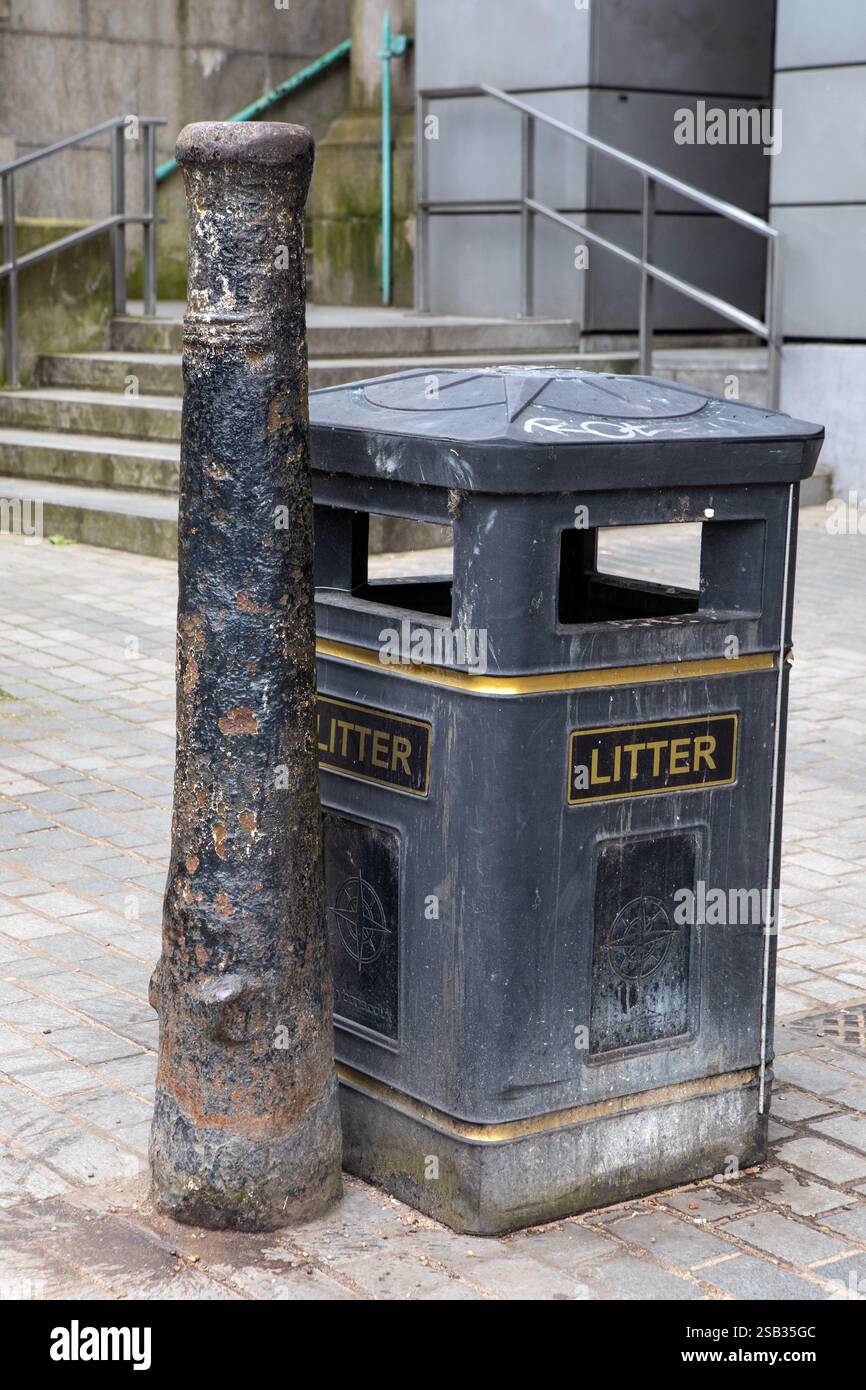 An original French cannon from the Battle of Trafalgar, which is now a ...