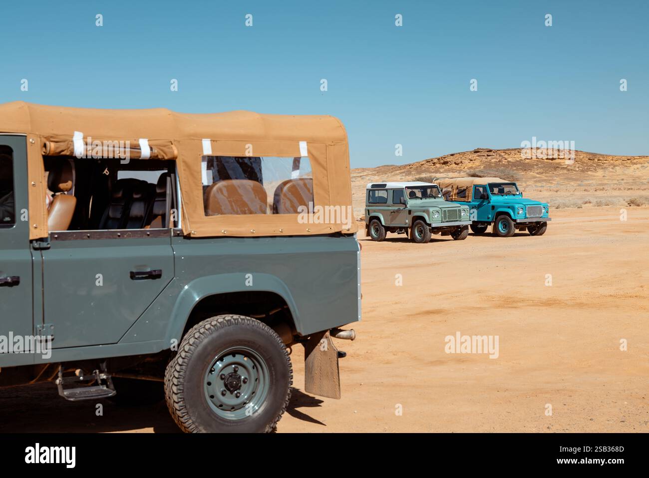 Classic Off-Road Jeeps in AlUla, Saudi Arabia Desert Safari Adventure ...