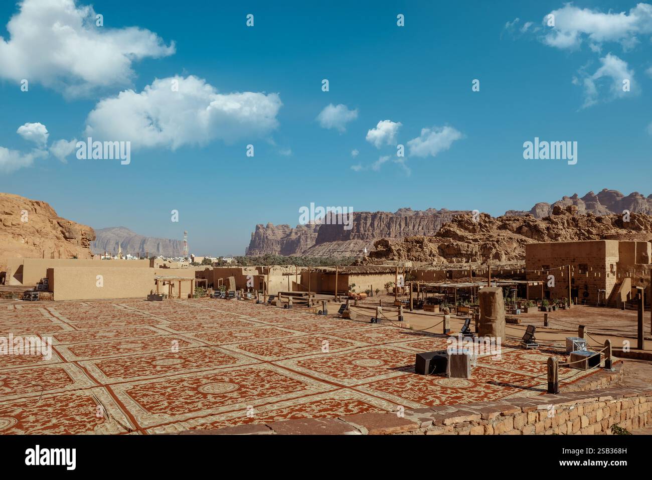 AlUla Old Town Square Traditional Arabian Architecture in Saudi Arabia ...