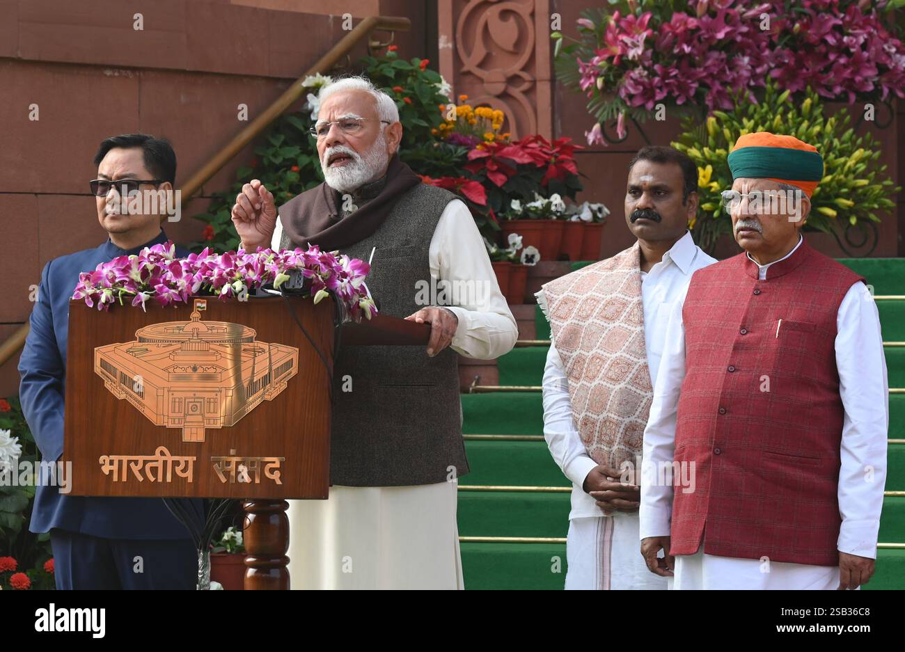 New Delhi, India. 31st Jan, 2025. NEW DELHI, INDIA - JANUARY 31: Prime ...