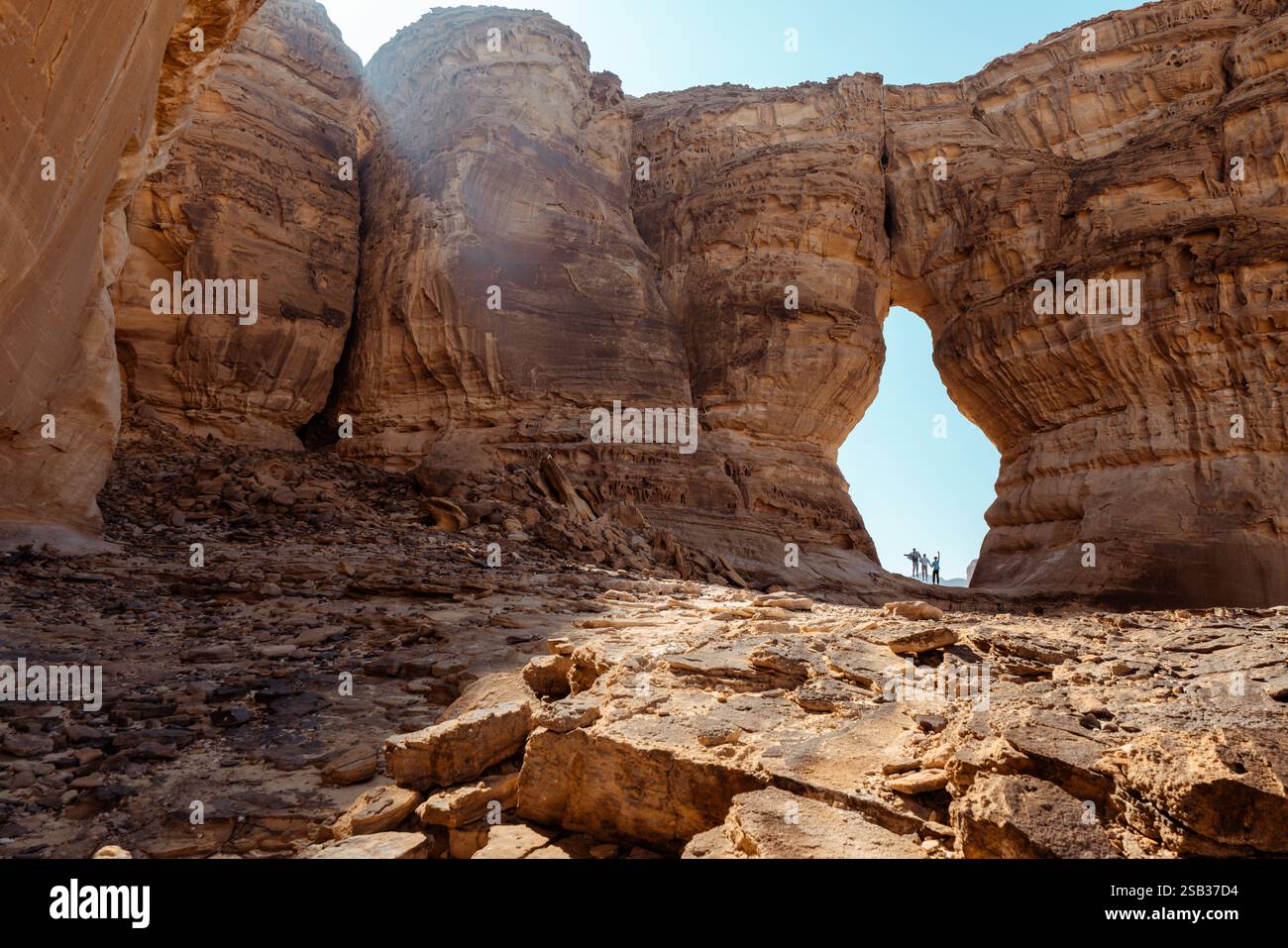 Majestic Rock Arch in AlUla, Saudi Arabia Hidden Desert Wonder Stock ...