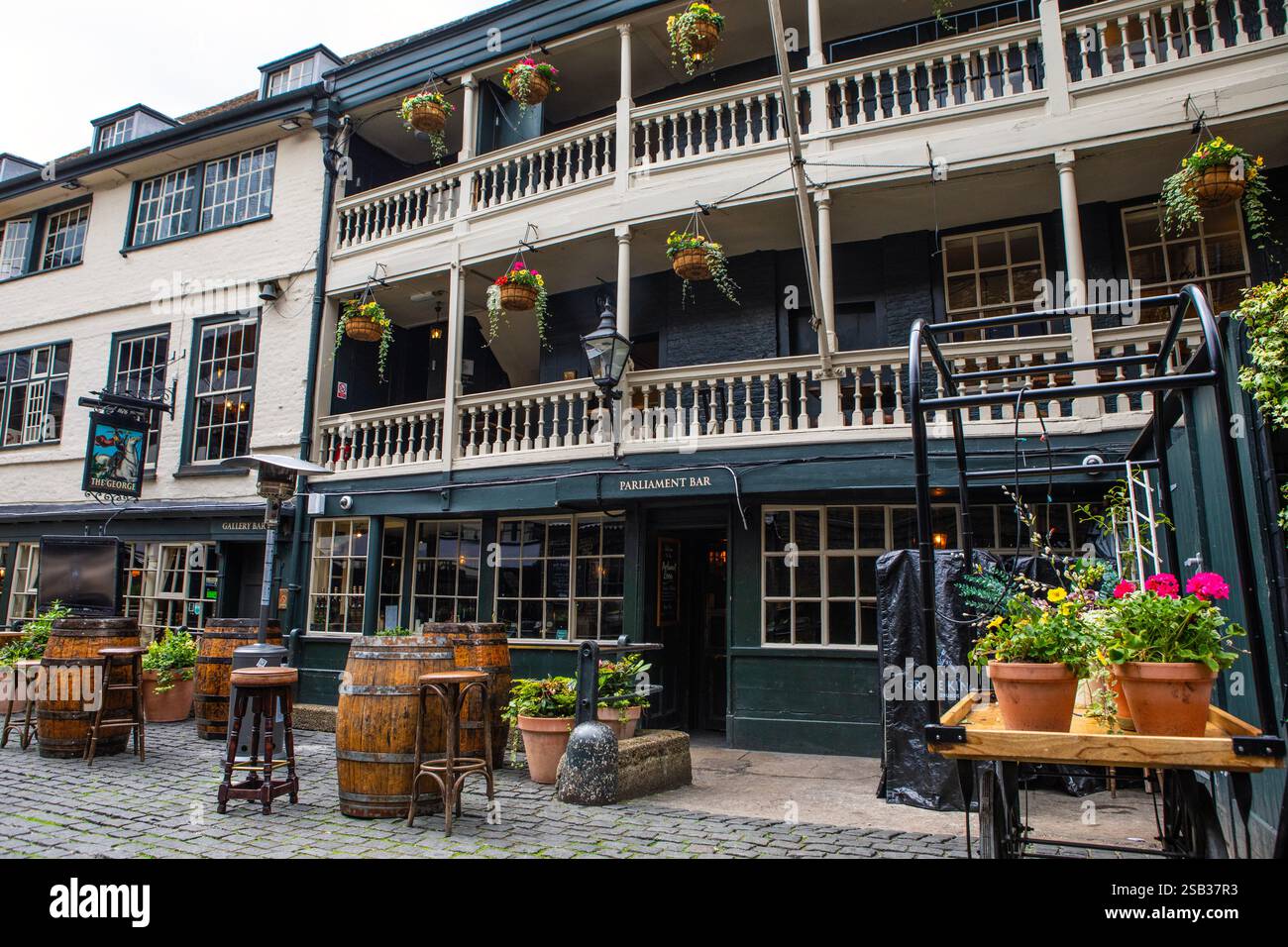 London, UK - June 3rd 2024: The exterior of The George public house ...
