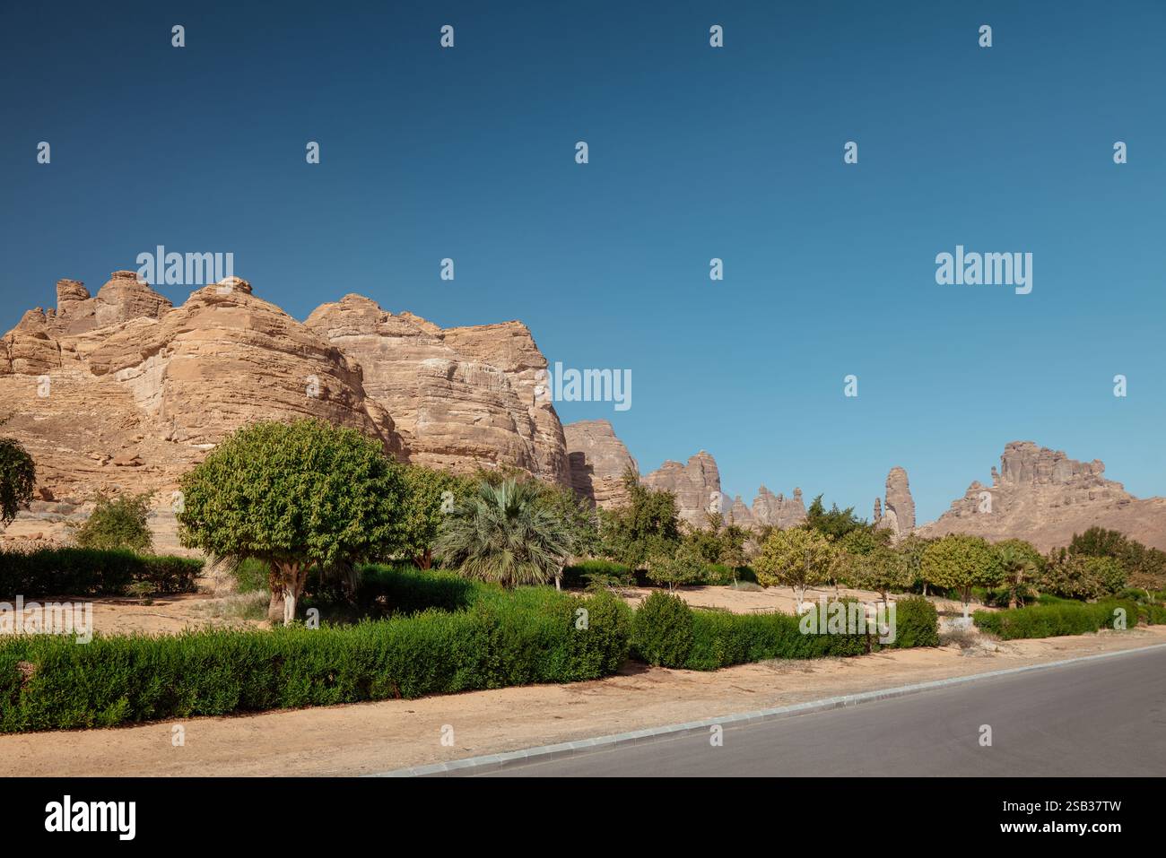 Majestic Rocky Desert Landscape with Dramatic Mountains. Saudi Arabia ...