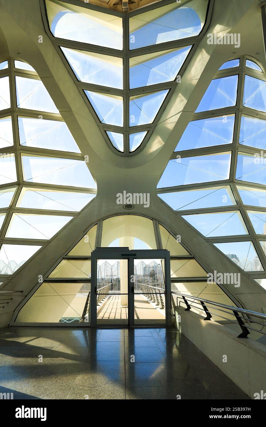 Valencia, Spain- December 27, 2024: Architectural details of the ...