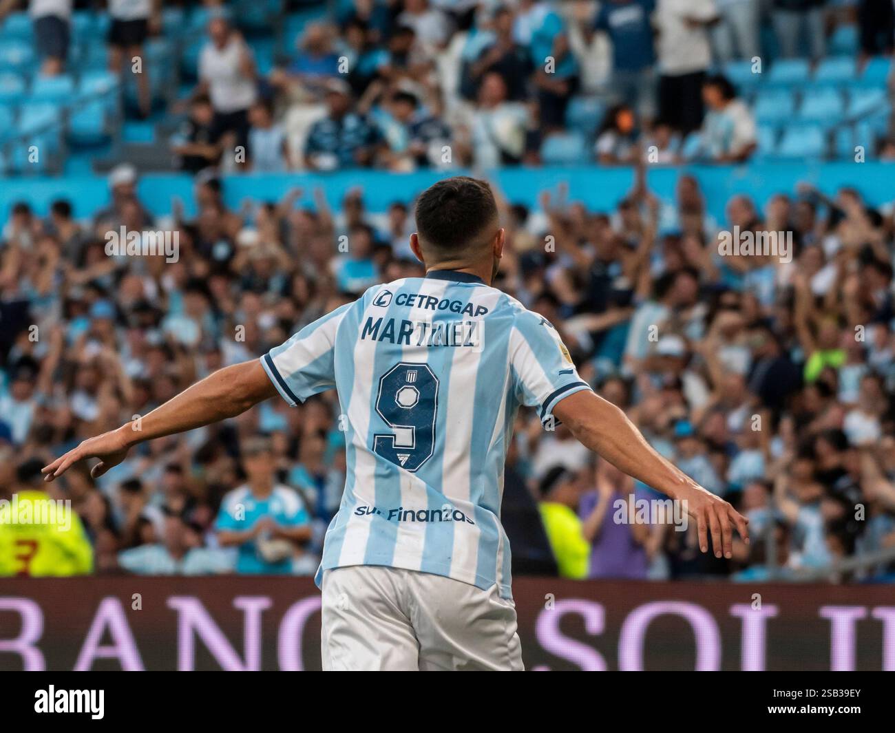 Adrian "Maravilla" Martinez celebrates a goal in the match between ...