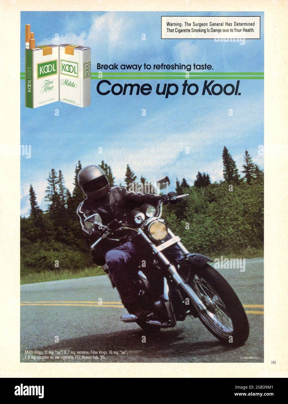 Vintage "Playboy" magazine October 1985 issue advert, USA Stock Photo ...