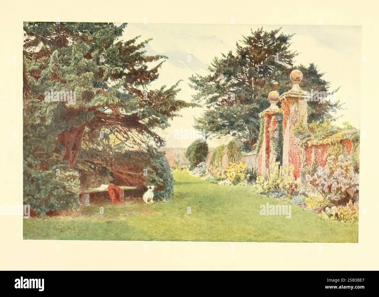 Sturdy brick wall topped hi-res stock photography and images - Alamy