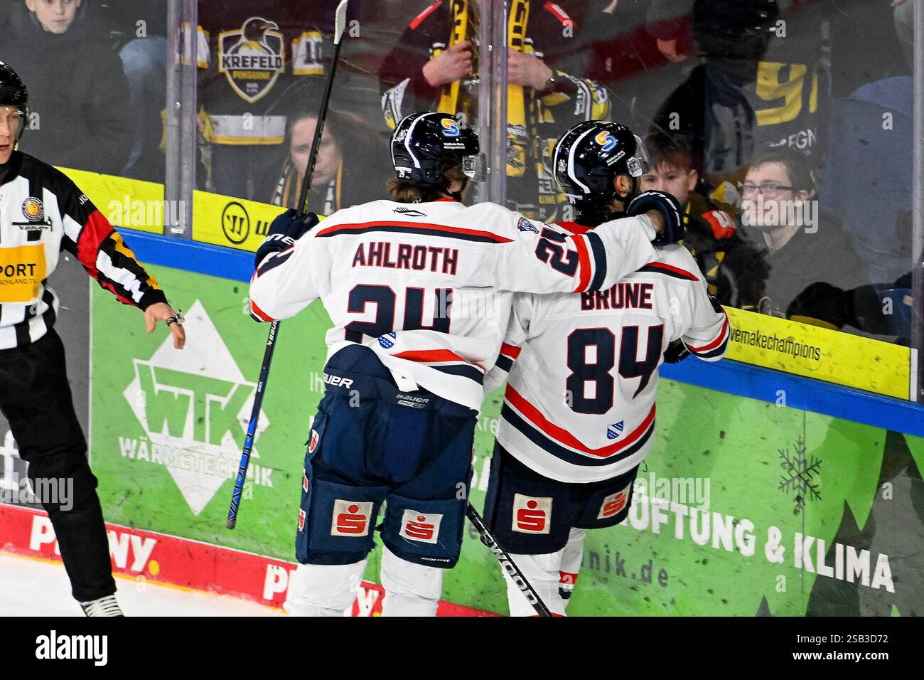 Eishockey DEL2 - 24/25 - 42. Spieltag: Krefeld Pinguine vs Kassel ...