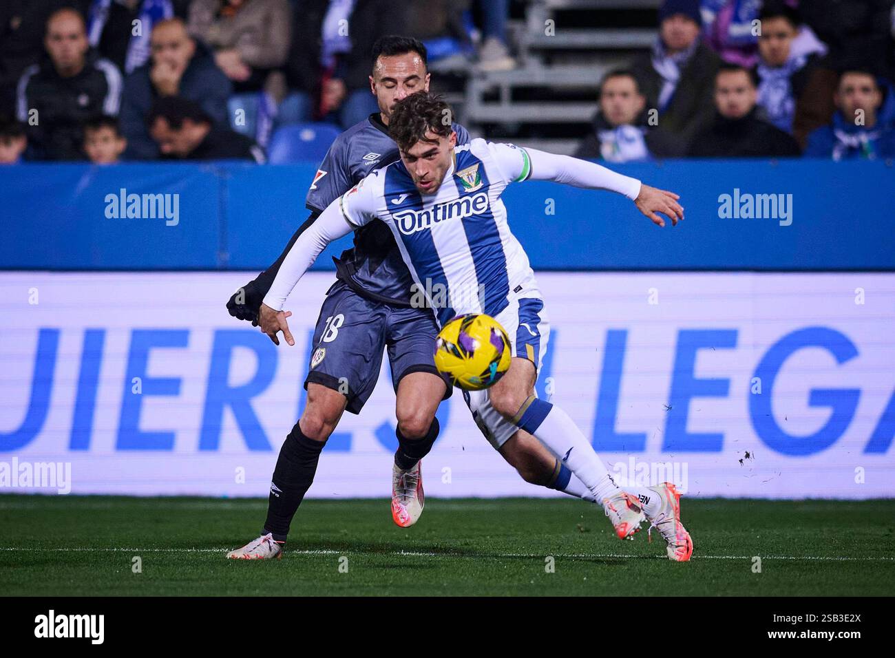 Spanish La Liga EA Sports soccer match between Leganes and Rayo ...