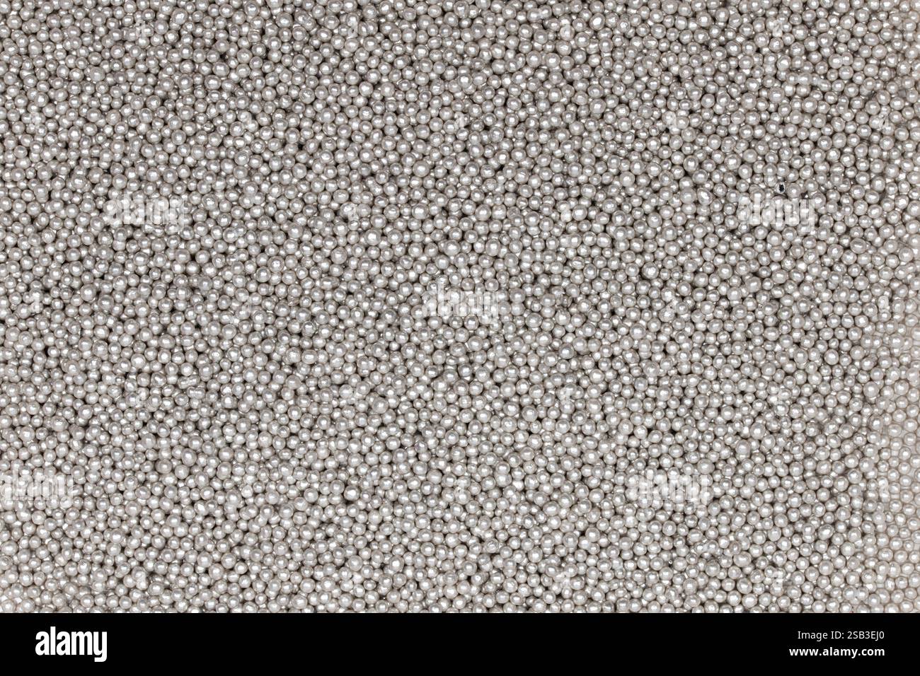 Elegant Silver Sugar Pearls Texture Background - Metallic Decorative ...