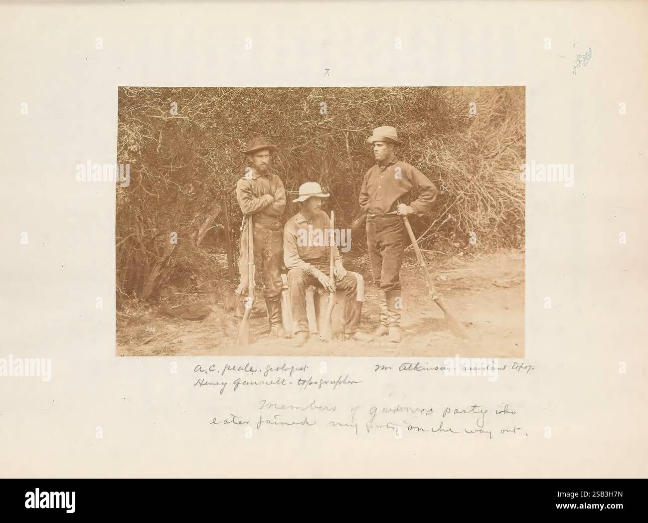 Random records of a lifetime, 1846-1931 [actually 1932]., Three men are ...