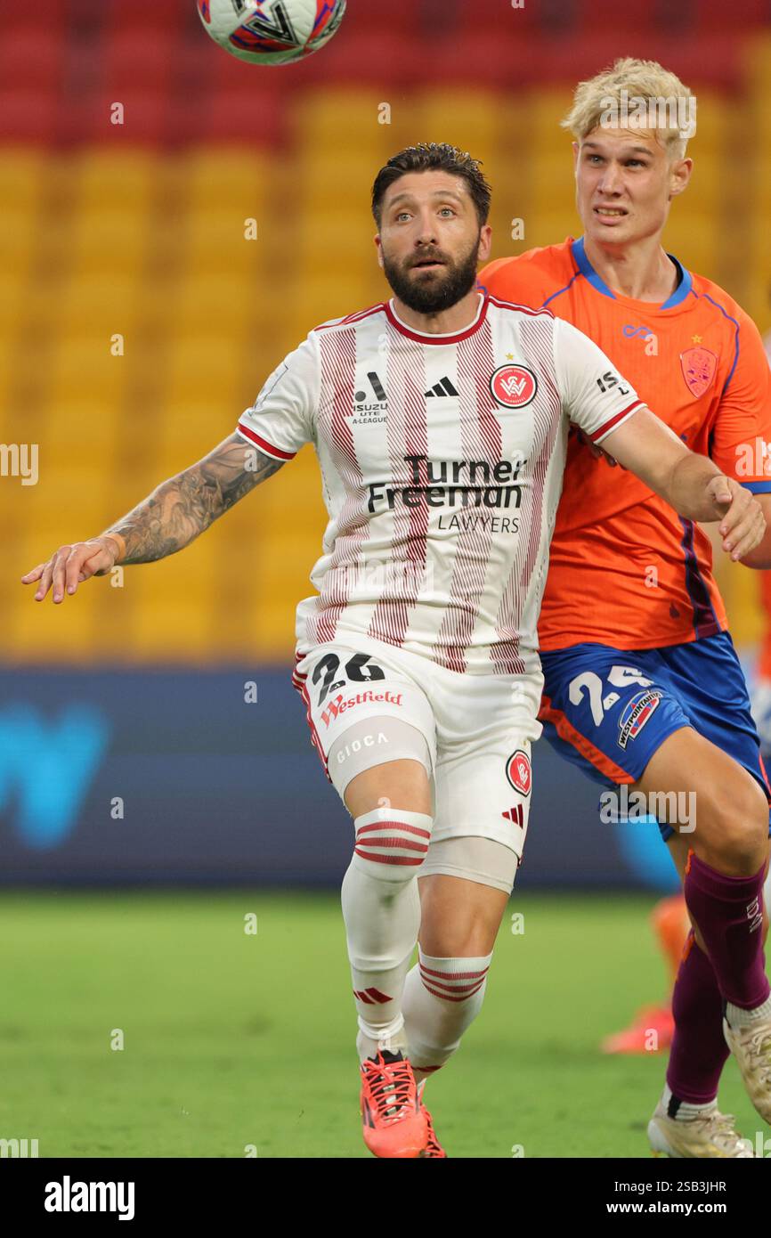 Brisbane, Australia, January 31 2025: Brandon Borello (26 Western ...